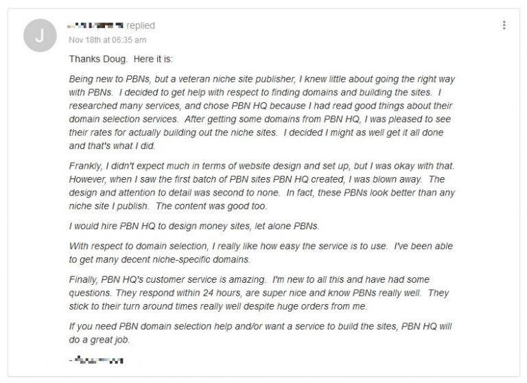 PBNHQ: PBN Site Builds - PBN HQ